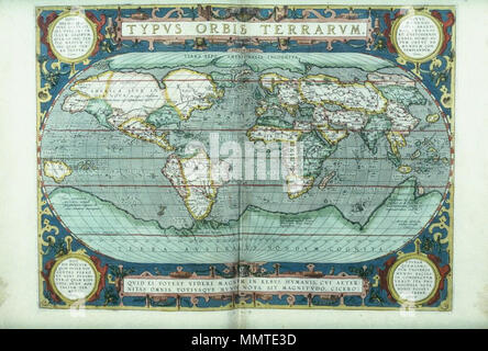 World Map 1587 Stock Photo - Alamy