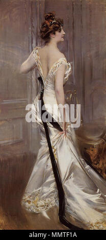 Boldini - Ava Lister, Baroness Ribblesdale (The Black Sash Stock Photo ...