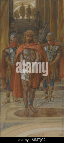 Jesus Leaves the Praetorium (Jésus quitte le pretoire) James Tissot ...
