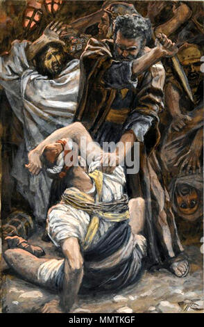 The Ear of Malchus (L'oreille de Malchus) - James Tissot Stock Photo ...
