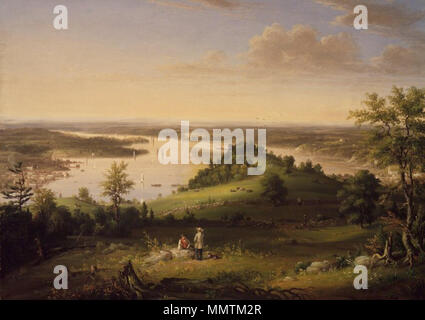 View from Mount Merino near Hudson - Henry Ary Stock Photo - Alamy