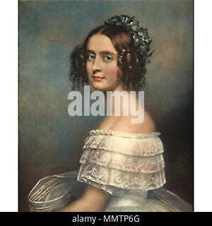 Joseph Stieler - Alexandra Amalia Prinzessin von Bayern, 1845 Stock ...