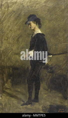 'Der Schauspieler Bigour als Hamlet' by Camille Corot is a painting ...