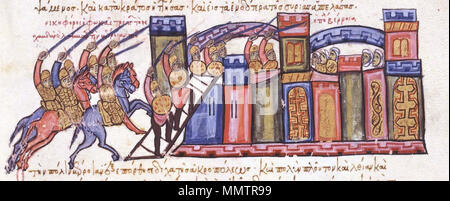 . English: Byzantines under Nikephoros Phokas besiege Chandax, the ...
