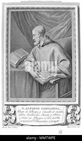 This 1791 portrait of Alfonso de Cartagena by Salvador Carmona, with ...