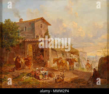 Christian Stolle Vor der Osteria Stock Photo - Alamy