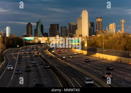Tom Landry Freeway Stock Photo - Alamy