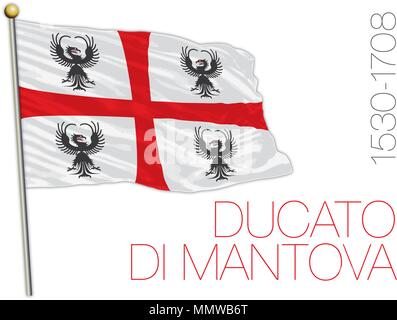 Napoleonic Kingdom of Italy historical flag, 1805 - 1814, vector ...