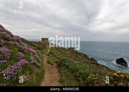 German MP4 'L'Angle' artillery observation tower, Guernsey, Channel ...