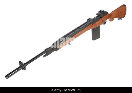 M14 rifle isolated Stock Photo - Alamy