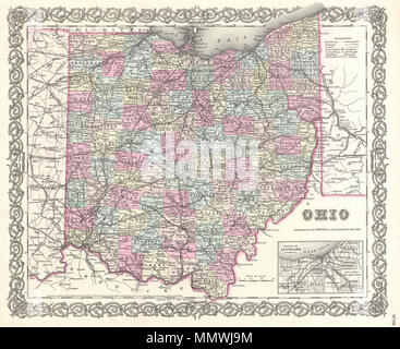 Map of Cleveland and vicinity , Cleveland Ohio, Maps, Cleveland ...