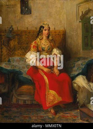 Eugène Delacroix - Juive De Tanger En Costume Stock Photo - Alamy