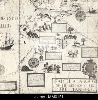 Map of the World 1550 Stock Photo - Alamy