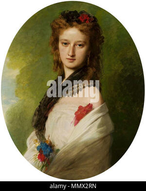 Portrait of Zofia Zamoyska née Potocka. Winterhalter, Franz Xaver (1805 ...