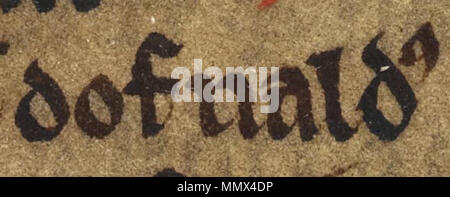 . English: Excerpt from folio 47v of Harley MS 2278. The scene depicts ...