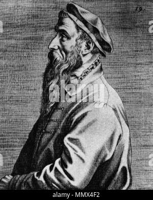 Portrait of Pieter Bruegel the Elder, Flemish Renaissance painter and ...