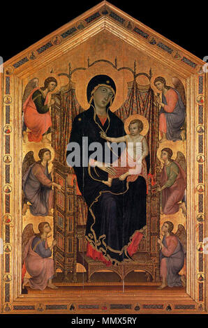 Duccio di Buoninsegna - Rucellai Madonna (detail Stock Photo - Alamy