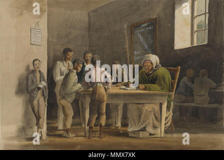 Education in the early days at the cape Stock Photo - Alamy