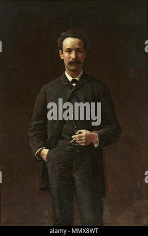 Portrait of Artur Gruszecki (1887) by Aleksander Gierymski Stock Photo ...