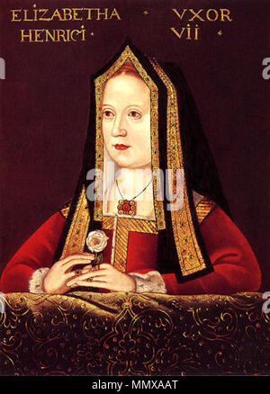 Elizabeth of York (1466-1503), Queen of England (1486-1503), portrait ...
