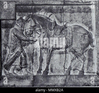 Emperor Taizongs horses by Yan Liben Stock Photo - Alamy