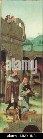 Triptych with the Adoration of the Magi (3 panels) 1520 by Joos van Cleve (1485 - 1541) German ...