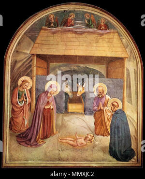 Fra Angelico - Nativity 1441 Stock Photo - Alamy