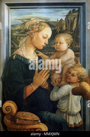 Madonna and Child between circa 1460 and circa 1465 by Filippo Lippi Stock Photo - Alamy