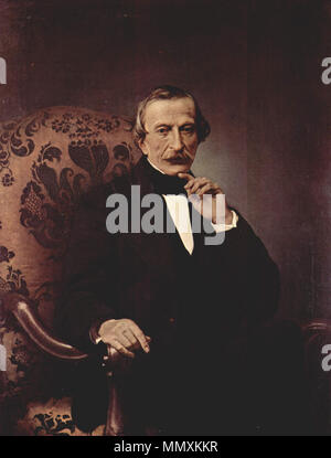 Portrait of Massimo d'Azeglio 1860; Italy by Francesco Hayez Stock ...