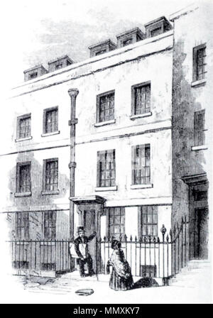 3 Fountain Court Strand - The Last Address of William Blake Stock Photo ...
