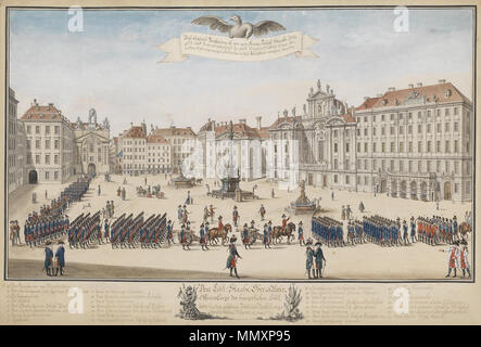 Franz Joseph Stanka Parade der Wiener bürgerlichen Artillerie 1791 ...