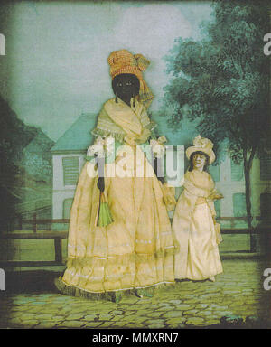 The collage 'Free Woman of Color with Daughter' depicts the ...