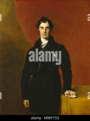 The 4th Earl of Aberdeen George Hamilton Gordon (1784-1860). Portrait ...