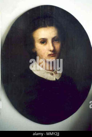 'Portret de fata' by Gheorghe Tattarescu is a portrait painting from ...