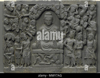 Goddess Bhadrakali Worshipped by the Gods- from a tantric Devi series ...