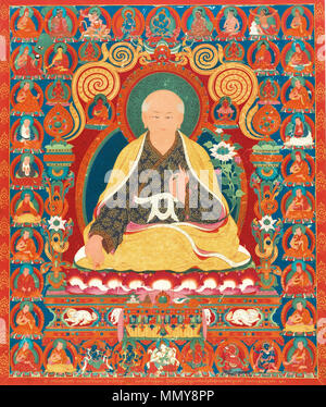 . English: A Rare and Important Thangka Depicting Mahasiddha Avadhutipa ...
