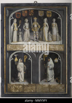 . Part of a series of 17 paintings of counts of Flanders and abbots of ...