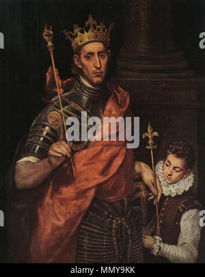 Saint Louis IX of France with a Page. Museum: Musee du Louvre, Paris ...