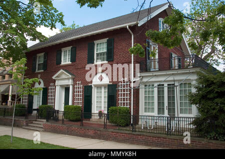 Beautiful brick Georgian Revival style architecture. This house is ...