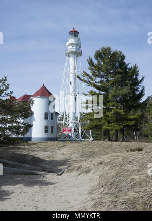 Rawley Point Lighthouse Lake Michigan Point Beach State Forest, Two ...