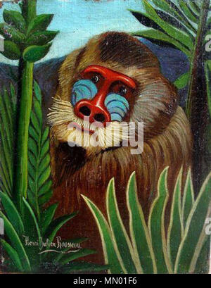 Henri Rousseau - Mandrill in the Jungle Stock Photo - Alamy