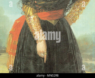 . Francisco de Goya, Herzogin von Alba, Detail Solo Goya, 1797 . 1797 ...