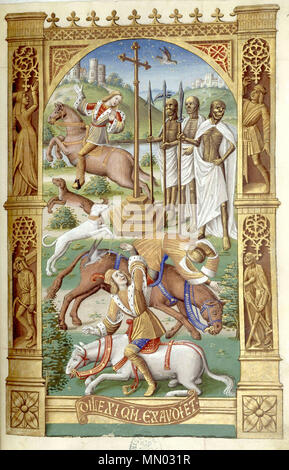 'Heures de Charles VIII' is a medieval illuminated manuscript depicting ...