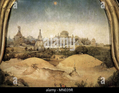 The adoration of the Magi (detail) 1495 by Hieronymus Bosch Stock Photo - Alamy