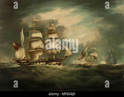HMS Belle Poule (1806) HMS Hermes (1811) and Gipsy Stock Photo - Alamy