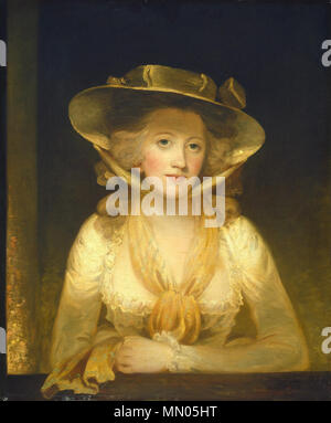 Portrait of Lady Cunliffe, painted by John Hoppner between 1781 and ...