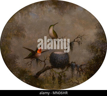 Martin Johnson Heade - Ruby-throated Hummingbird Stock Photo - Alamy