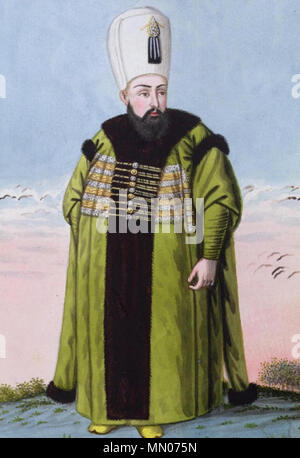 Portrait of Ibrahim I, Sultan of the Ottoman Empire, Anonymous, Balthazar Moncornet (attributed ...