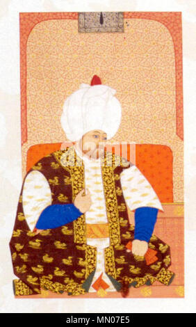 The portrait of Sultan Selim II depicts the 16th-century Ottoman sultan ...