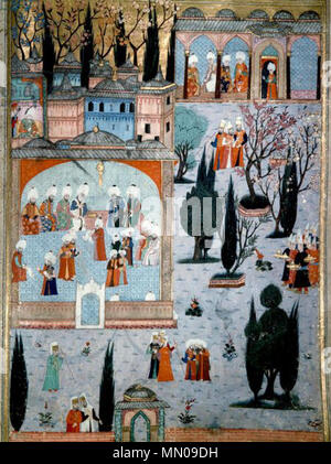 Interior of the Kubbealti Tower and Topkapi Palace Gardens Stock Photo ...